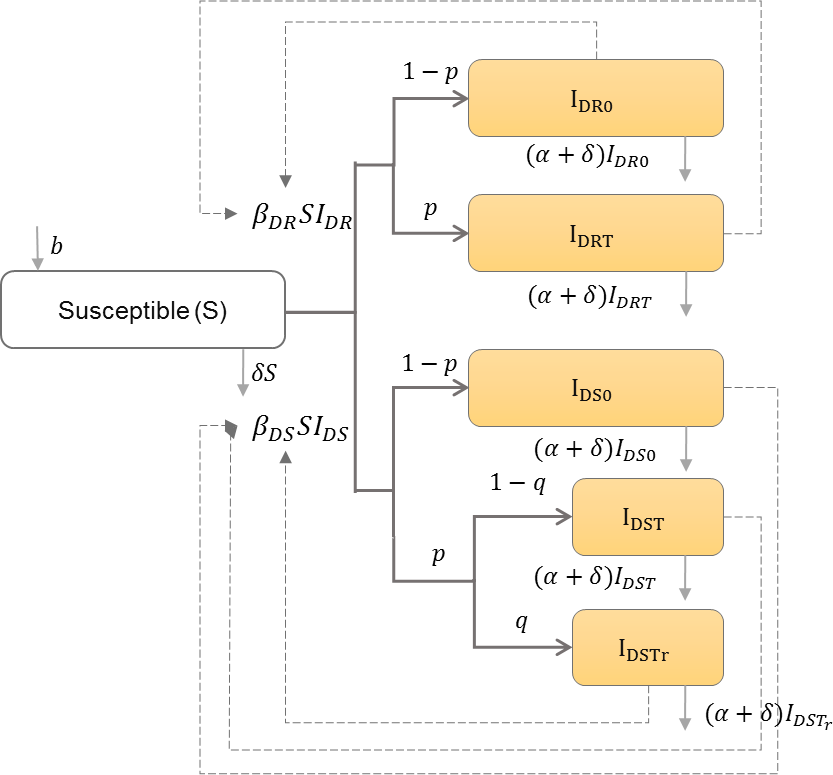Multi-scale immunoepidemiological modeling of within-host and between-host HIV dynamics ...