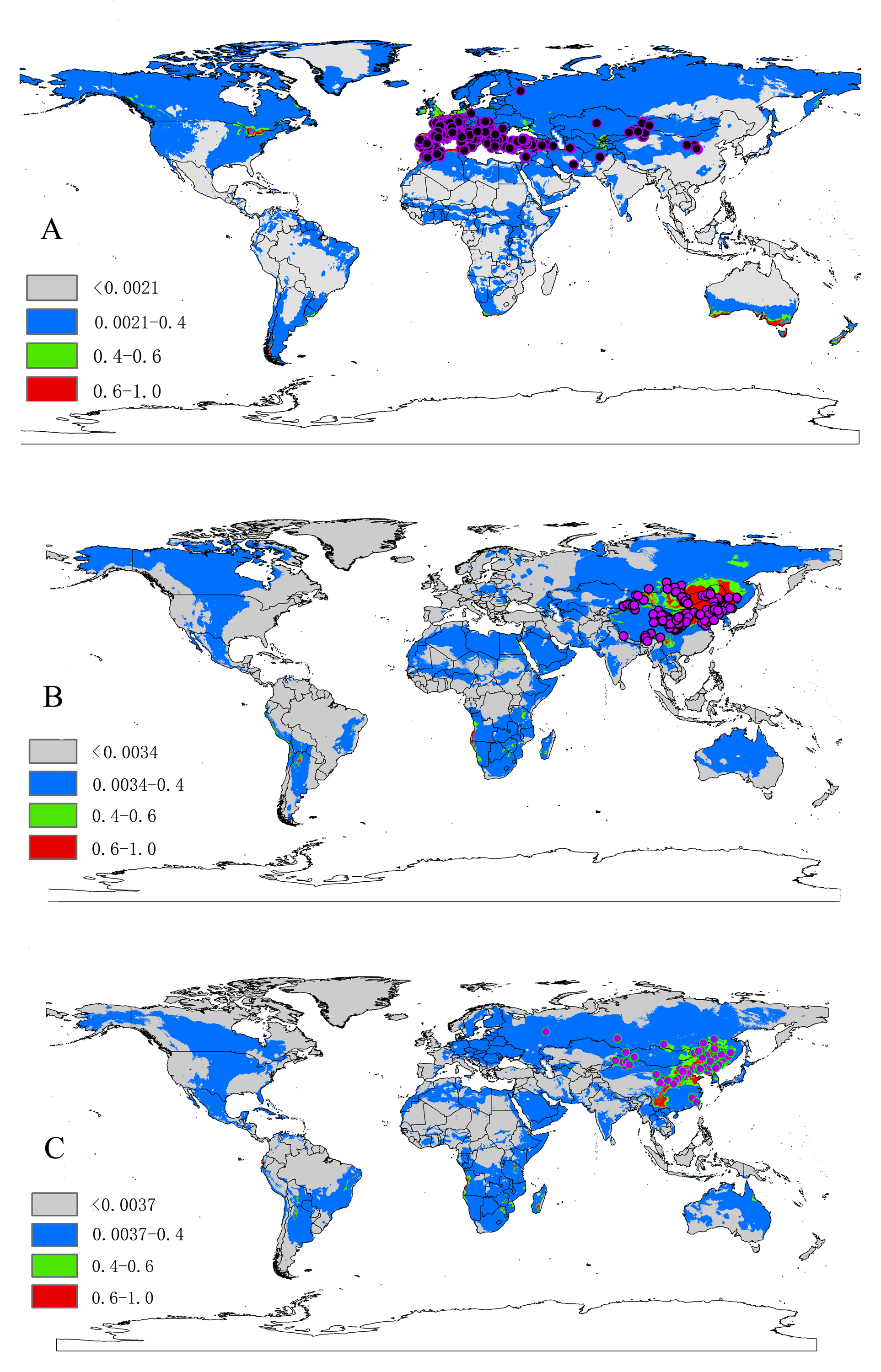 Species delimitation of the Dermacentor ticks based on phylogenetic clustering and niche ...
