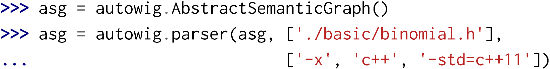 AutoWIG: automatic generation of python bindings for C++ libraries [PeerJ]