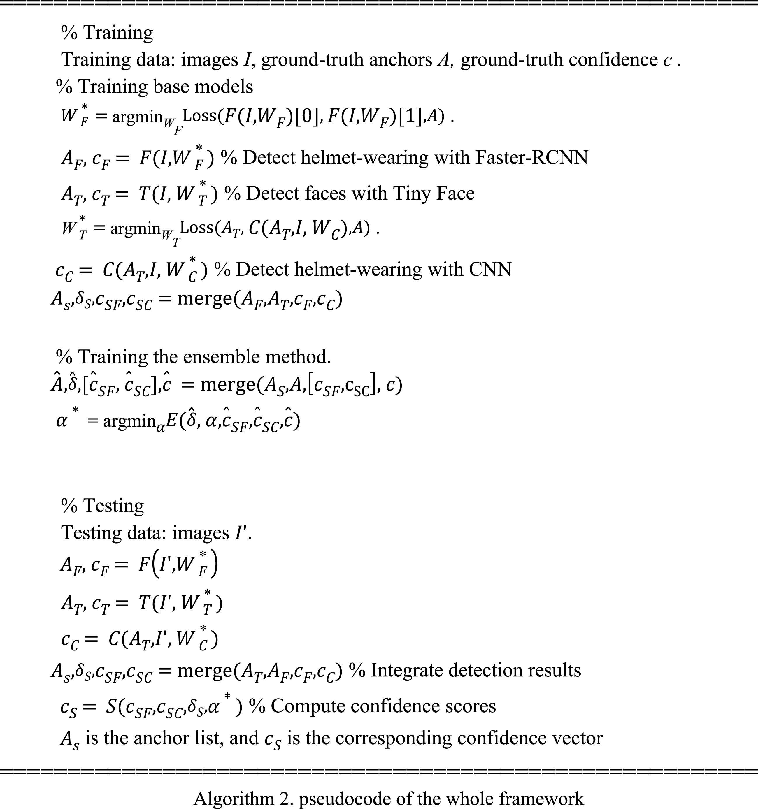 A deep learning-based ensemble method for helmet-wearing detection [PeerJ]