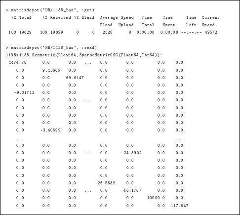 Matrix Depot: an extensible test matrix collection for Julia [PeerJ]